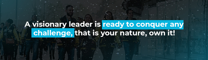 What are the characteristics of a visionary leader?